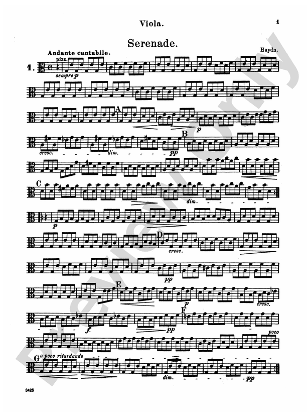 Album of Easy String Quartets, Volume I (Pieces by Bach, Haydn, Mozart ...