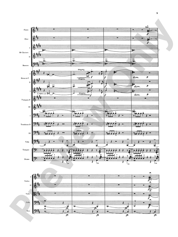 Sibelius's 2nd Symphony, 4th Movement: Score: Full Orchestra Score - Digital Sheet Music Download