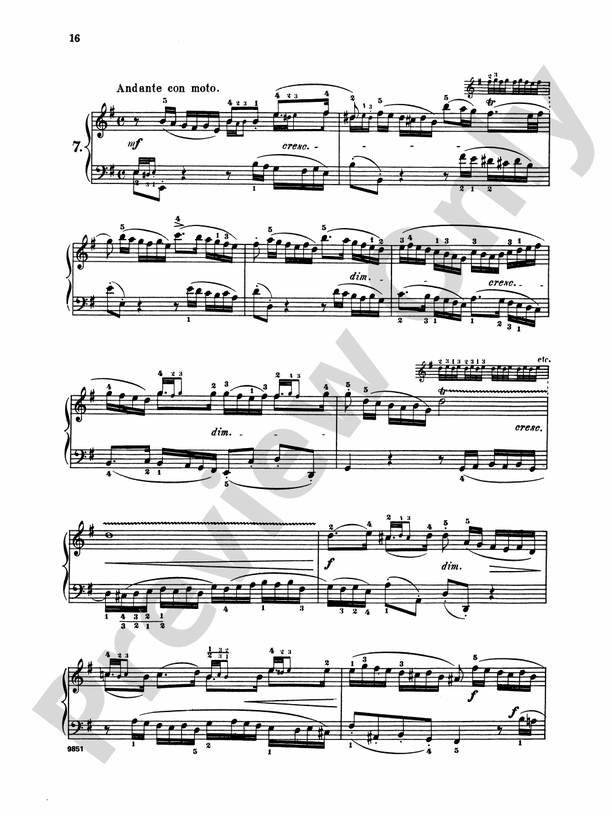 Bach: Two-Part Inventions (Ed. Mason): 7. Two-Part Invention Part ...