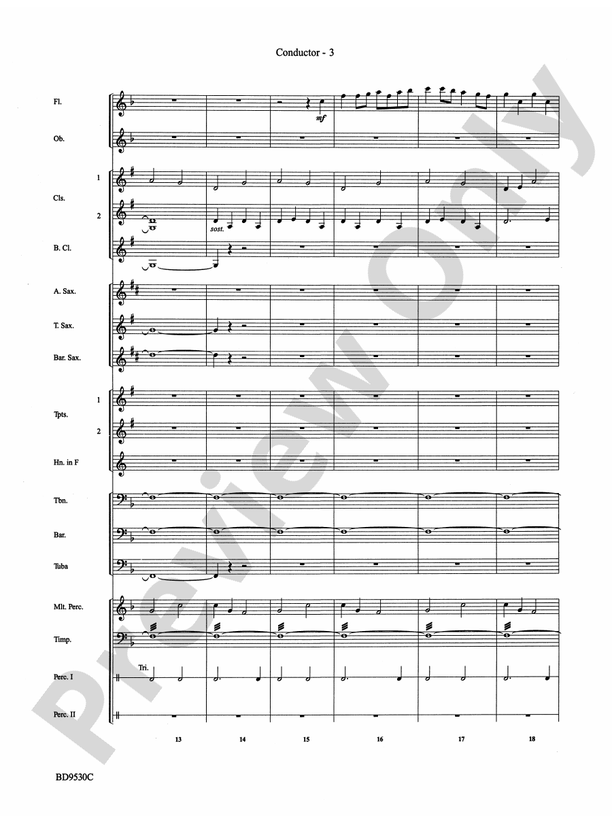 Shaker Variants: Score: Concert Band Score - Digital Sheet Music Download