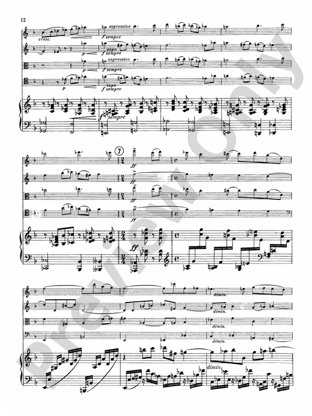 Fauré: Quintet, Op. 89 in D Minor: String Quintet Book: Gabriel Fauré - Digital Sheet Music Download