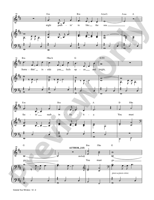 Outside Your Window from Knoxville: Piano: Stephen Flaherty - Digital ...