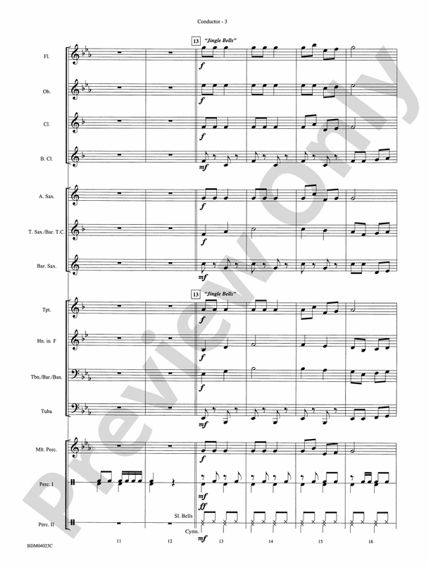 A Christmas Kazoo: Score: Concert Band Score - Digital Sheet Music Download