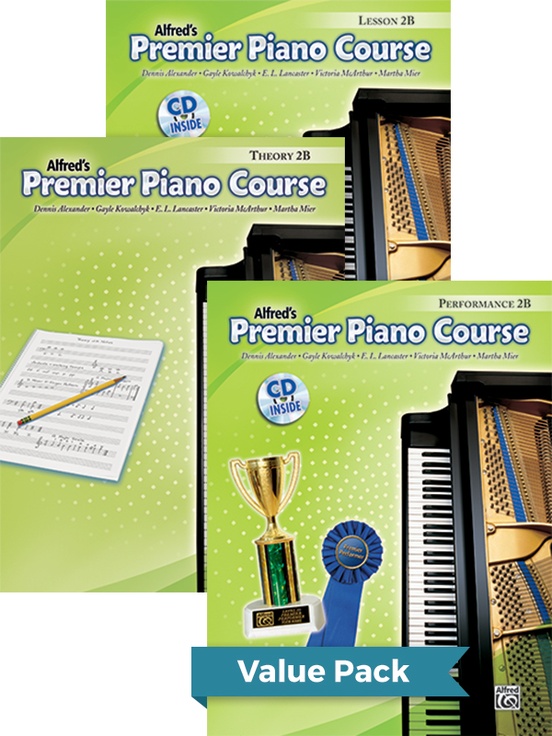 Premier Piano Course, Lesson, Theory & Performance 2B 2012 (Value Pack): Piano Packet | Alfred Music