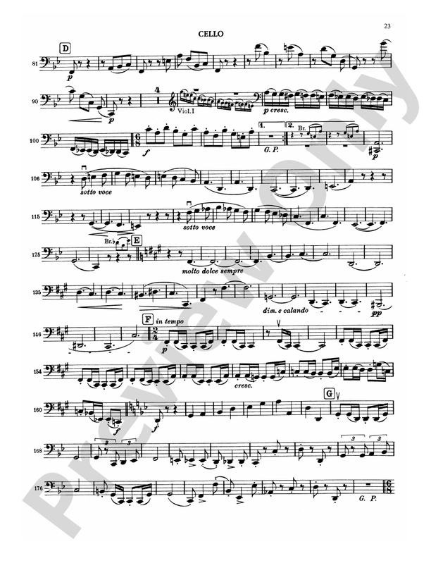 Brahms: Three String Quartets, Op. 51, Nos. 1 & 2, Op. 67: String Quartet, Op. 67 (Cello) Part ...