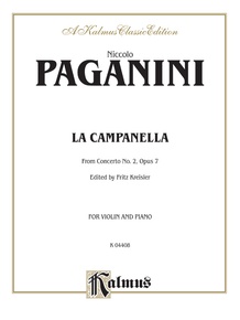 La Campanella, Opus 7: Violin Book: Niccolò Paganini | Sheet Music