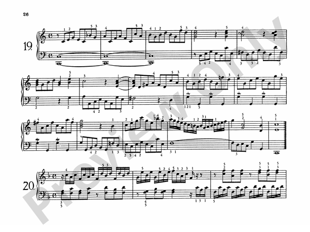 Bach: The First Bach Book (Fing. Alexander Lipsky): 19. Prelude in C ...