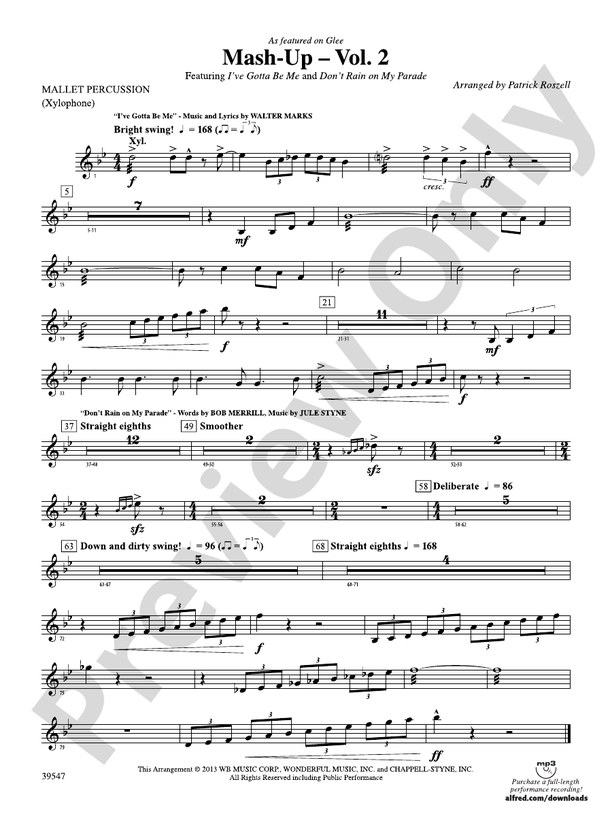 Mash-Up – Vol. 2: Mallets: Mallets Part - Digital Sheet Music Download