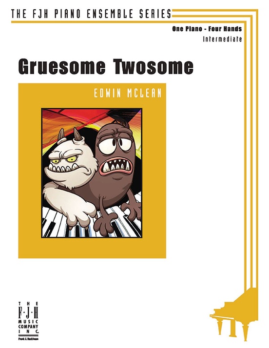 Gruesome Twosome: Intermediate Piano Sheet: Edwin McLean | Sheet Music