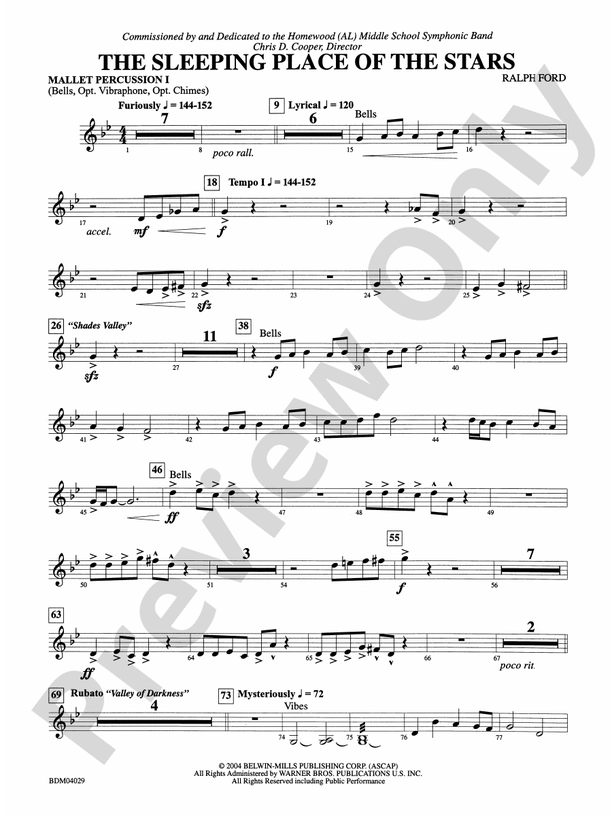The Sleeping Place of the Stars: Mallets: Mallets Part - Digital Sheet ...