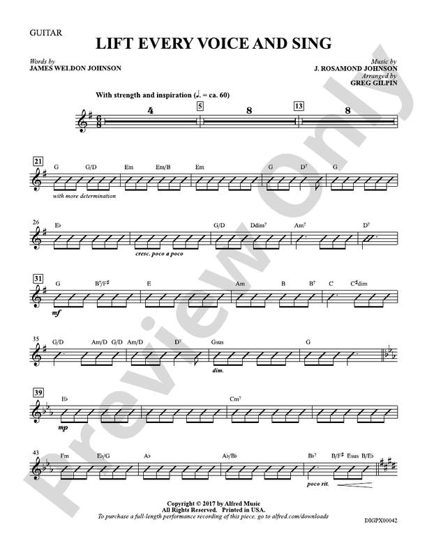 Lift Every Voice and Sing: Choral SoundPax: J. Rosamond Johnson ...