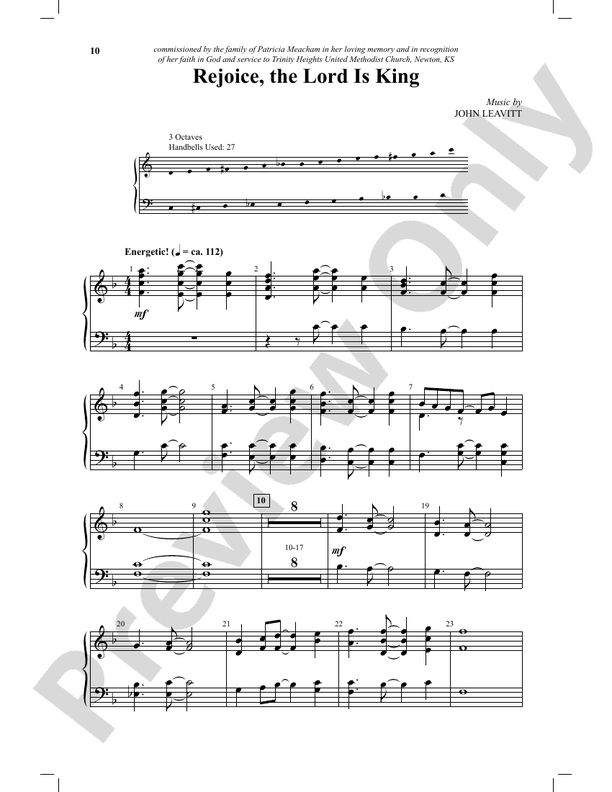 Rejoice, the Lord Is King: : John Leavitt - Digital Sheet Music Download