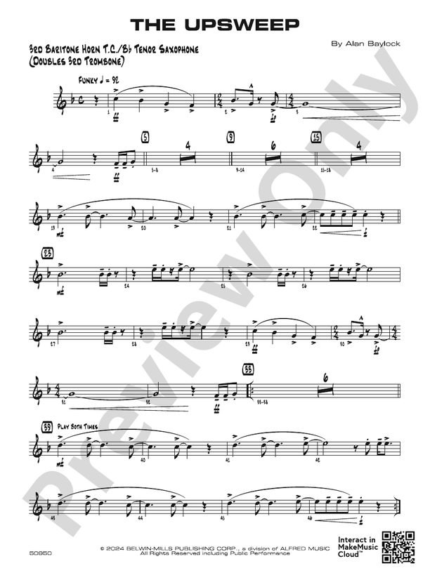 The Upsweep: 3rd Baritone T.C.: 3rd Baritone T.C. Part - Digital Sheet ...