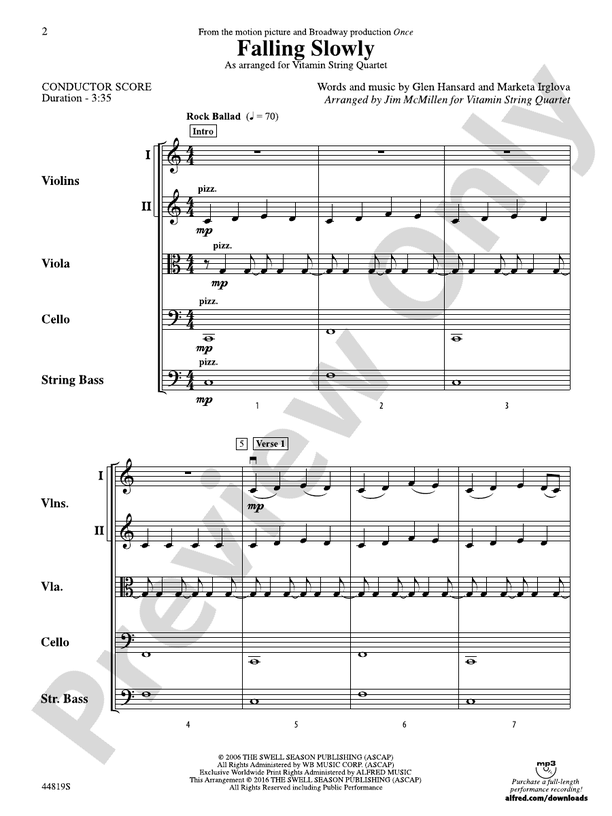 Falling Slowly (from the Motion Picture and Broadway Production Once ...