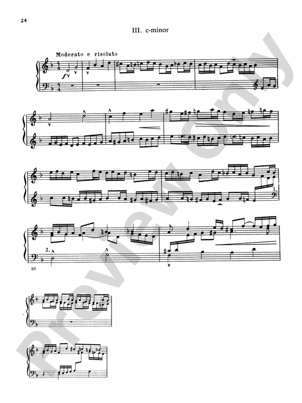 Rimsky-Korsakov: Piano Solos, Volume I: Three-voiced fugue, C Minor ...