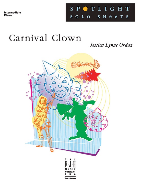 Carnival Clown: Intermediate Piano Sheet: Jessica Lynne Ordaz | Sheet Music