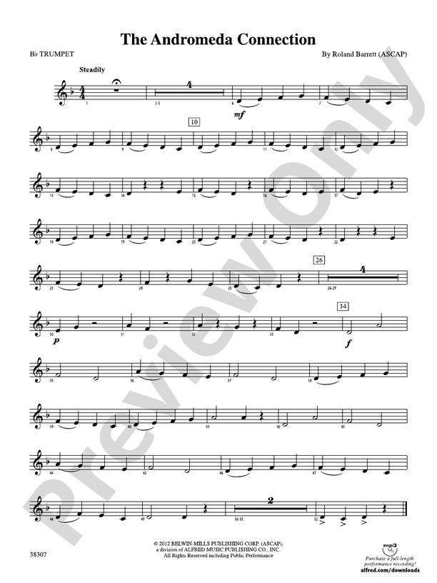 The Andromeda Connection: 1st B-flat Trumpet: 1st B-flat Trumpet Part ...