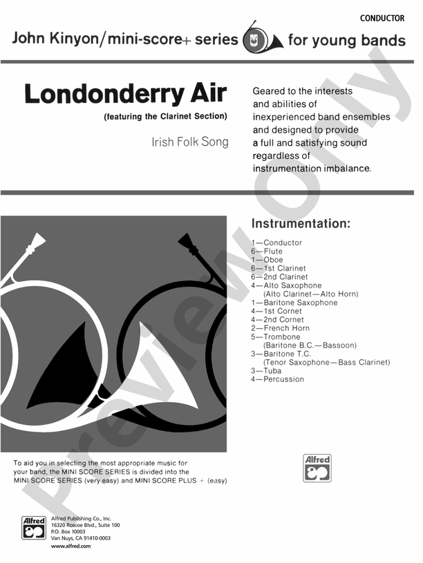Londonderry Air (featuring the Clarinet section): Concert Band ...