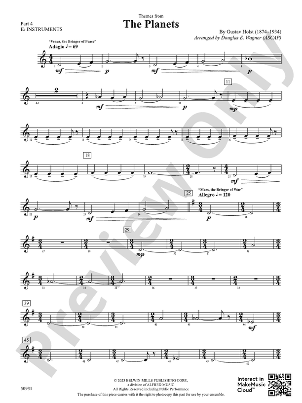 The Planets: Part 4 - E-flat Instruments: Part 4 - E-flat Instruments ...