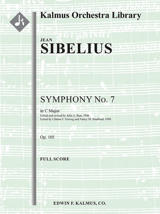 Symphony No. 7: Full Orchestra, Ensemble Works Conductor Score: Jean Sibelius | Sheet Music