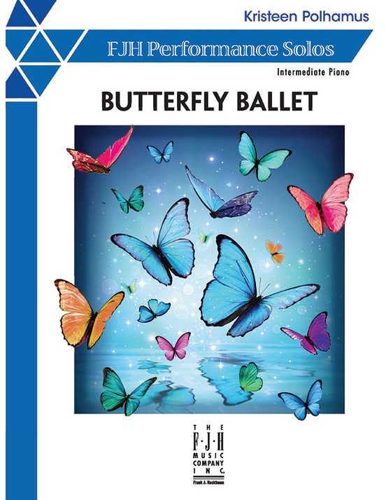 Butterfly Ballet: Early Intermediate Piano Sheet: Kristeen Polhamus ...