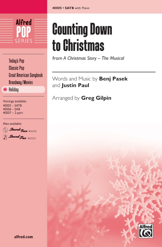 Counting Down to Christmas (from A Christmas Story: The Musical): SATB ...