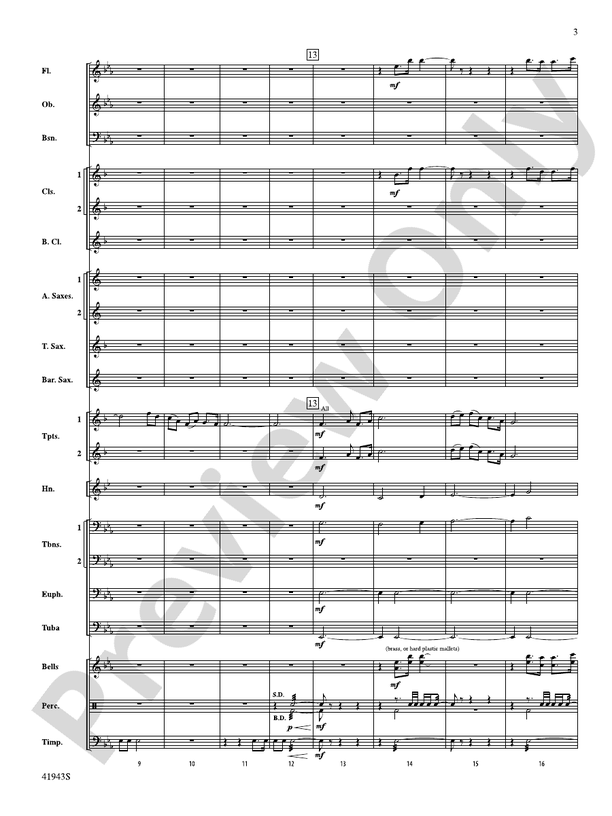 To Absent Friends: Concert Band Conductor Score & Parts: R. Christopher ...