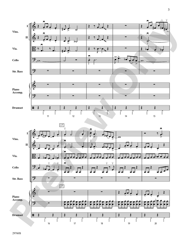 New Orleans Blues: Score: String Orchestra Score - Digital Sheet Music ...