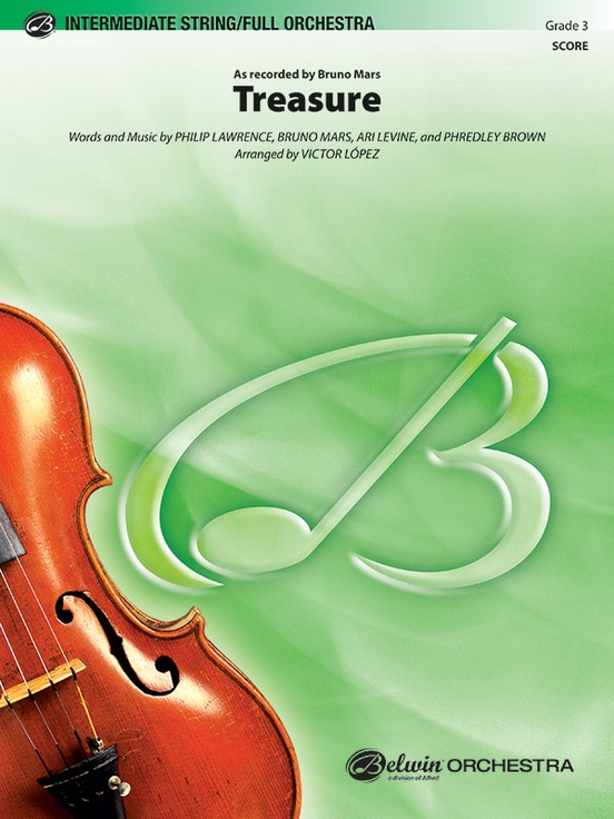 Treasure: 1st Percussion: 1st Percussion Part - Digital Sheet Music ...