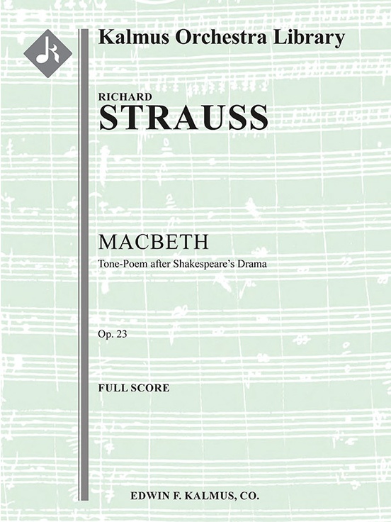 Macbeth: Tone-Poem after Shakespeare's Drama, Op. 23: Full Orchestra ...