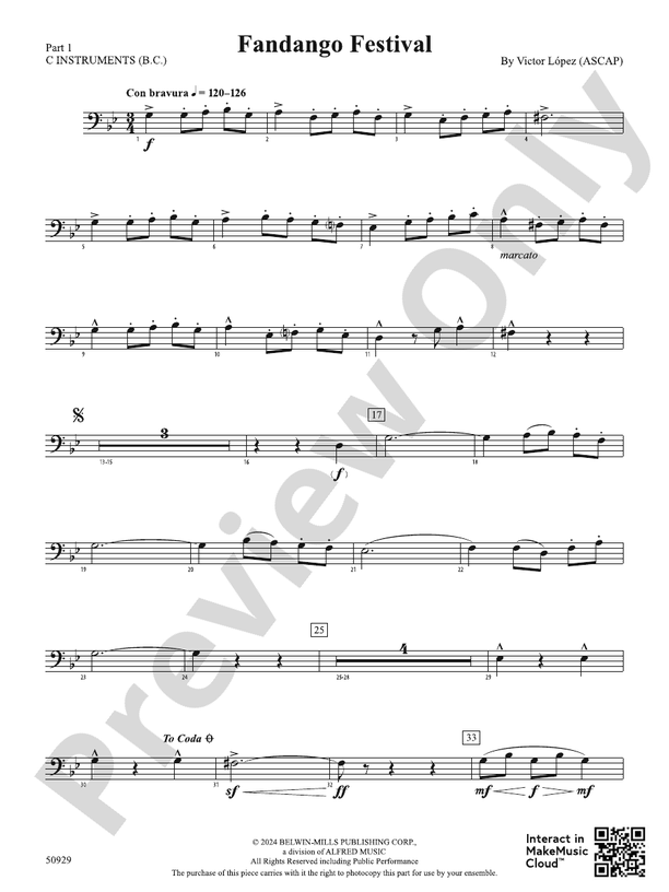 Fandango Festival: Part 1 - C Instruments (B.C.): Part 1 - C Instruments (B.C.) Part - Digital ...