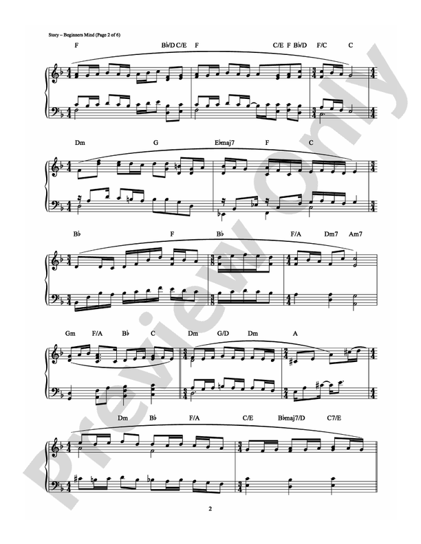 Beginners Mind: Piano: Liz Story - Digital Sheet Music Download