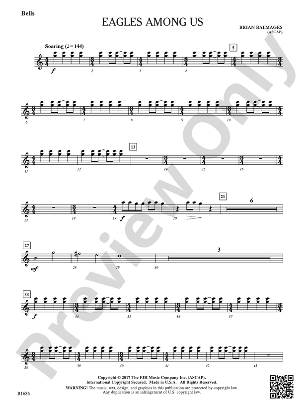 Eagles Among Us: Bells: Bells Part: Brian Balmages - Digital Sheet ...