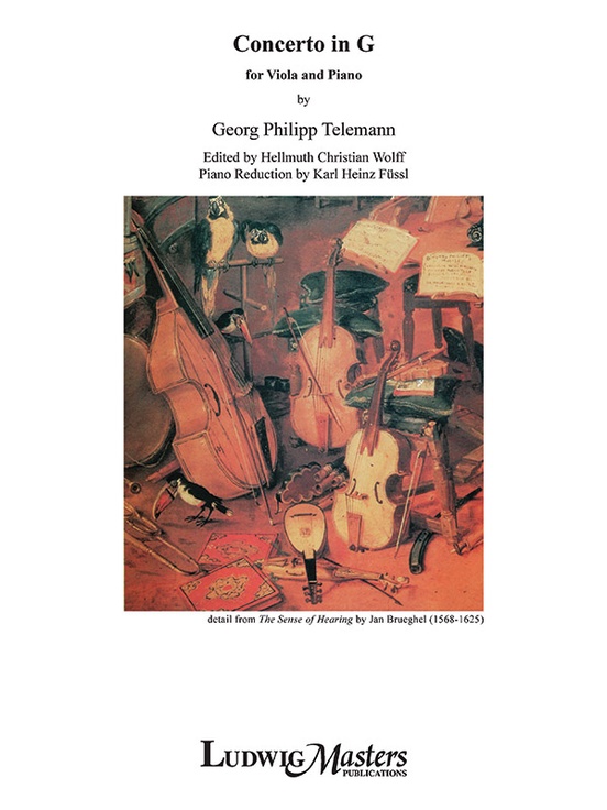 Concerto for Viola in G, TWV 51:G9: Conductor Score & Parts: Georg ...
