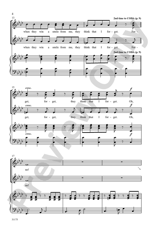 Oh, No!: SSA Choral Octavo: Ruth Morris Gray - Digital Sheet Music Download