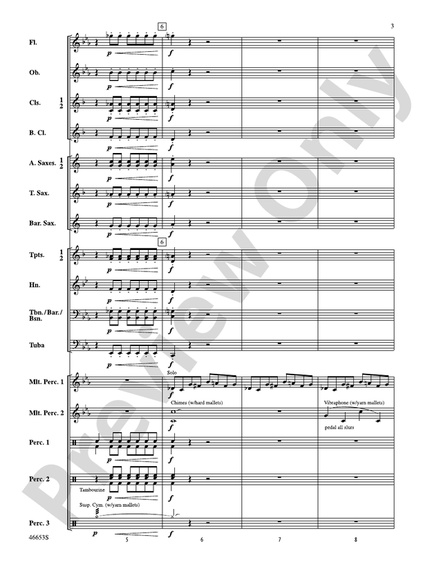 Flash!: Score: Concert Band Score - Digital Sheet Music Download