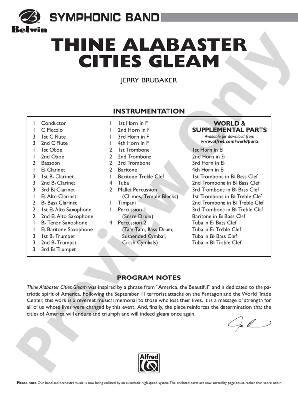 Thine Alabaster Cities Gleam (A Message of Hope for America): Concert ...