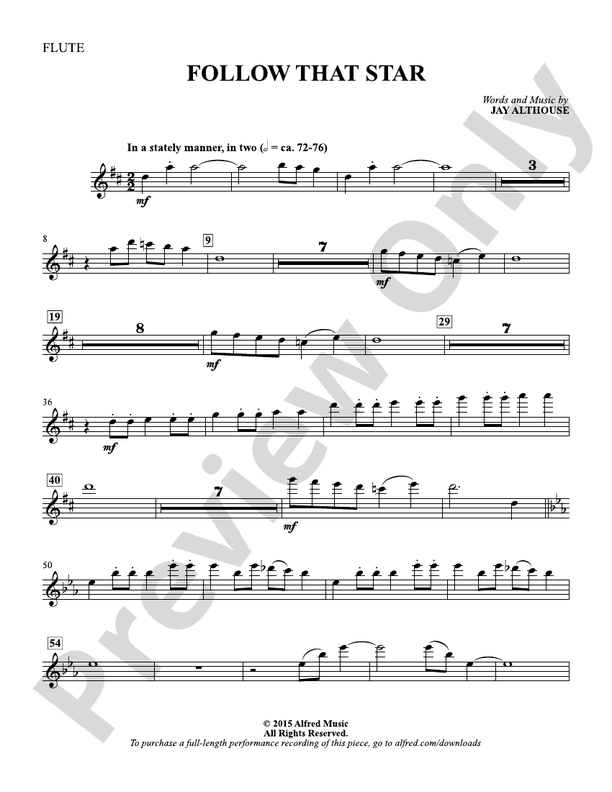 Follow That Star: : Jay Althouse - Digital Sheet Music Download