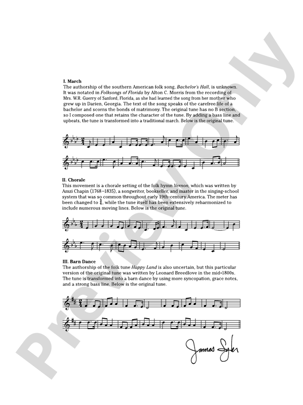 Country Bandstand: Score: Concert Band Score: James Syler - Digital ...