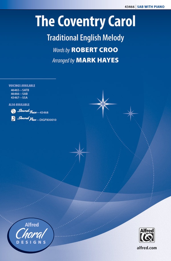 The Coventry Carol: SAB Choral Octavo - Digital Sheet Music Download