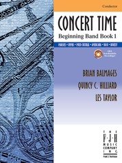 Concert Time Beginning Band Book 1 - Flute: Flute Method Book: Brian ...