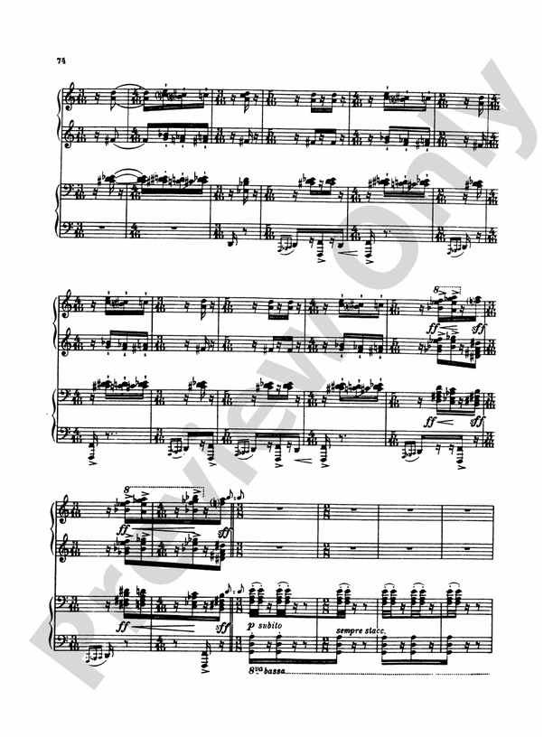 Stravinsky: Rite of Spring: Danse Sacrale (L'élue) Part - Digital Sheet ...