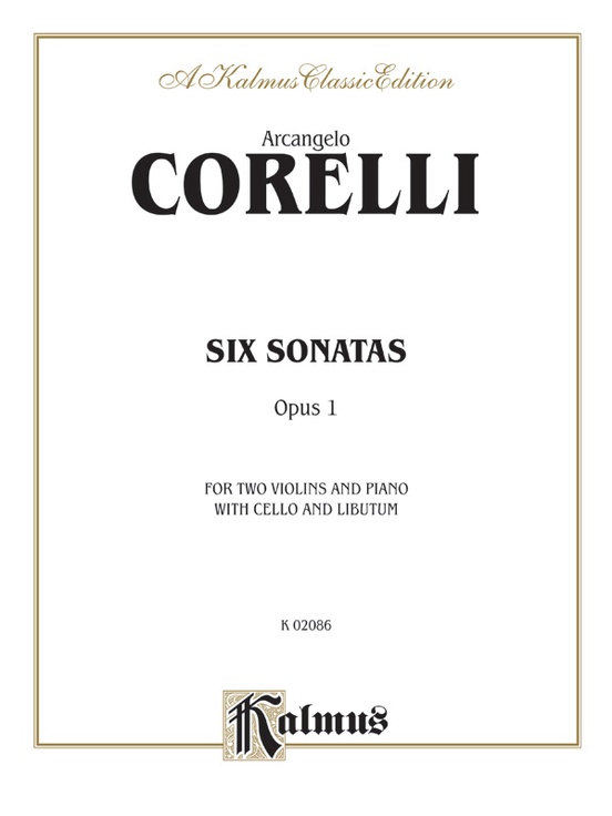 Corelli: Six Sonatas, Op. 1: Violin Book: Arcangelo Corelli - Digital ...