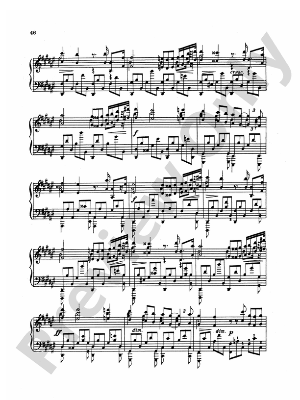 Scriabin: Etudes: Op. 8, No. 12 Part - Digital Sheet Music Download