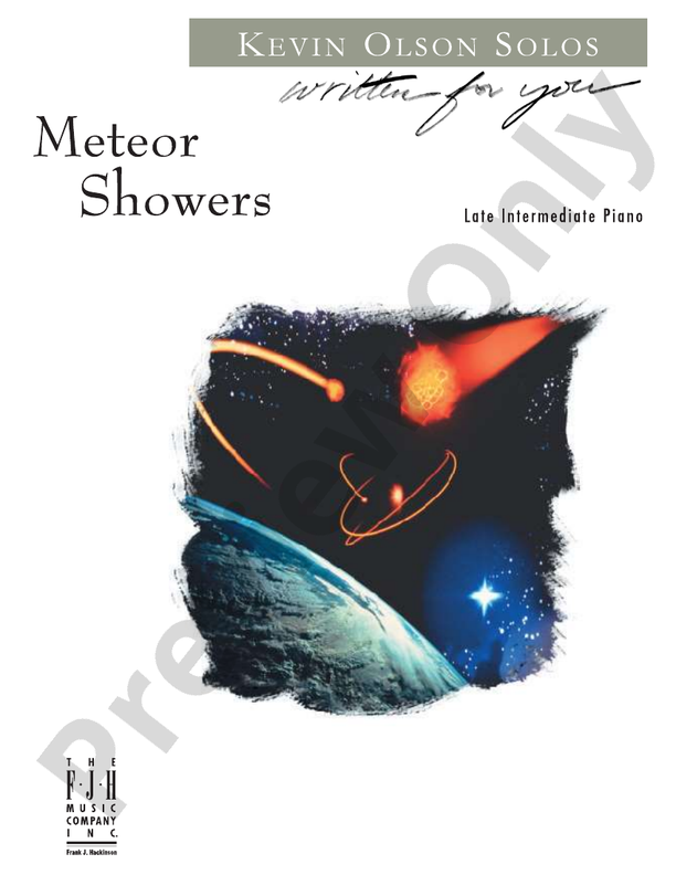 Meteor Showers: Piano: Kevin Olson - Digital Sheet Music Download