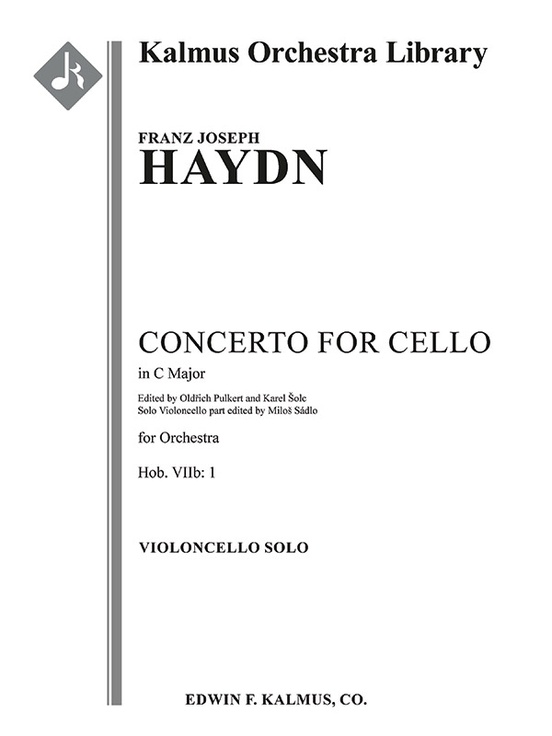 Concerto for Cello No. 1 in C, Hob.VIIb:1: Full Orchestra, Solo Strings with Ensemble, Solo ...