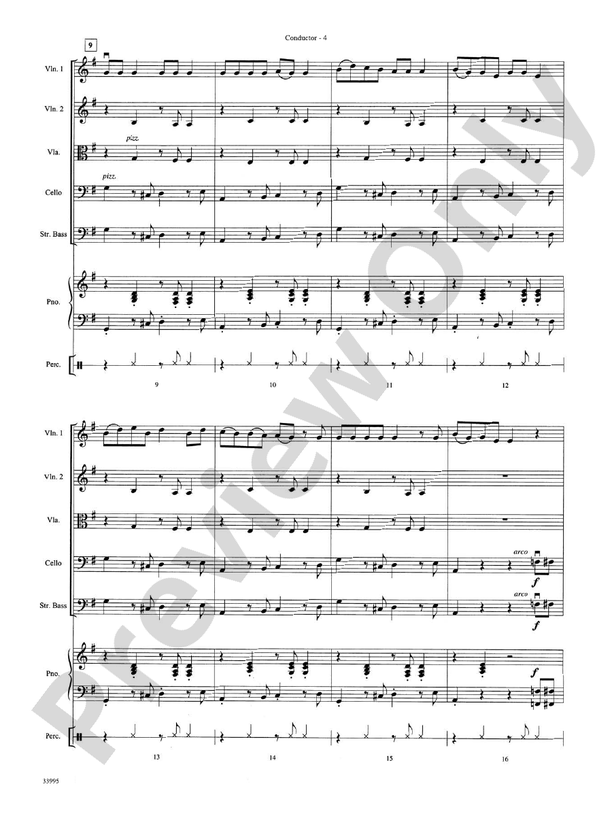 Great Movie Themes: String Orchestra Conductor Score & Parts: Smash ...