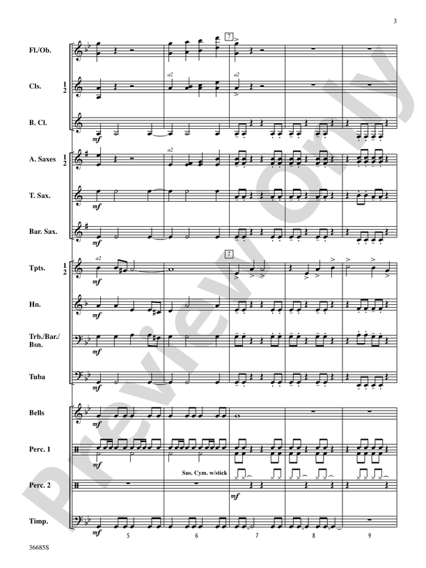 Battlestar!: Concert Band Conductor Score & Parts: Chris M. Bernotas - Digital Sheet Music Download