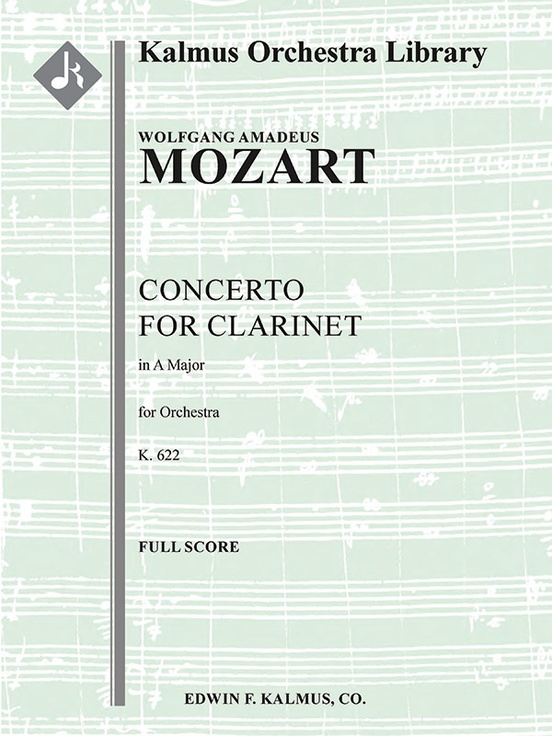 Concerto for Clarinet in A, K. 622: Full Orchestra, Solo Woodwind(s ...