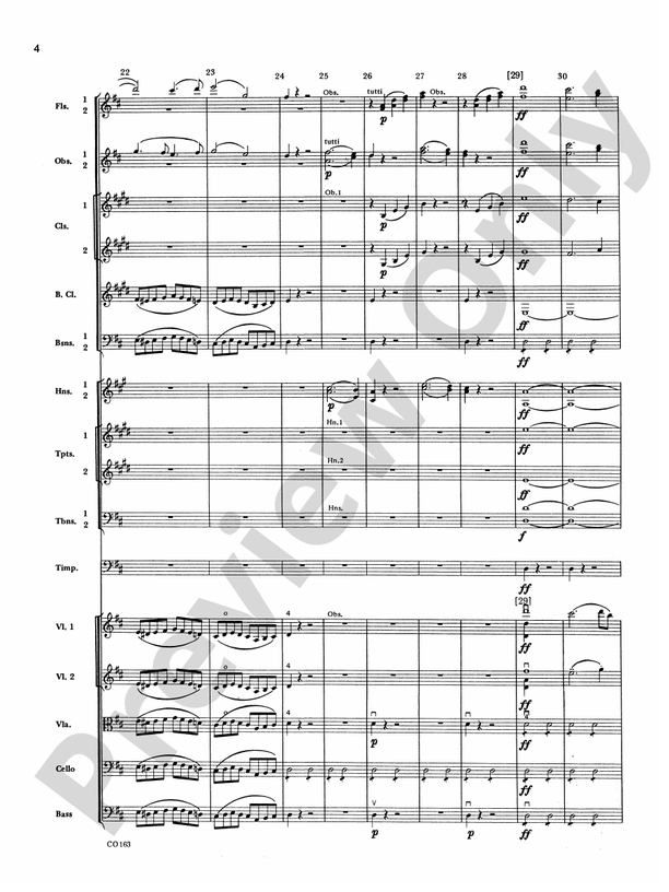 The Marriage of Figaro -- Overture: Full Orchestra Conductor Score ...